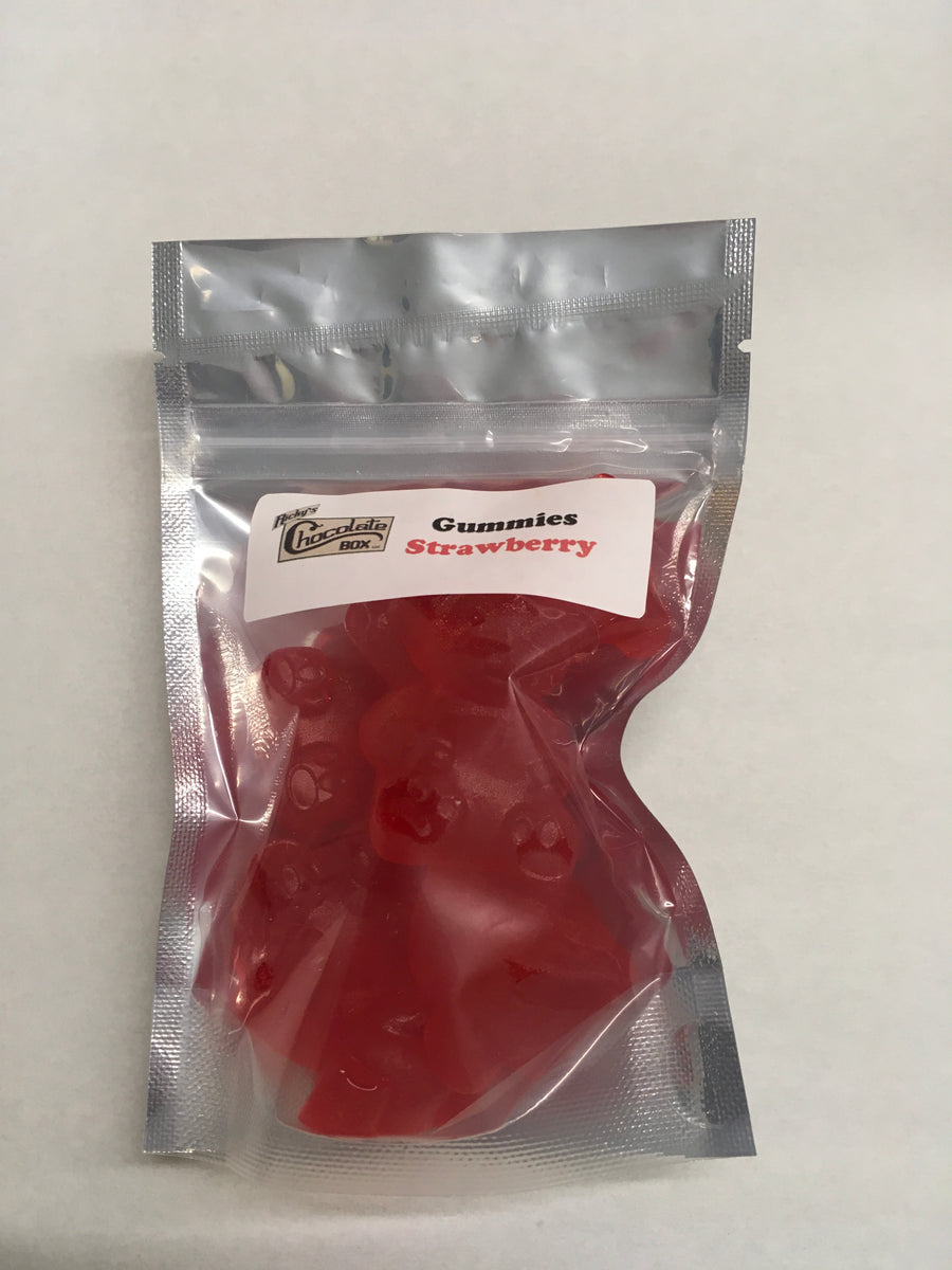 Gummies, Strawberry – Ricky's Chocolate Box