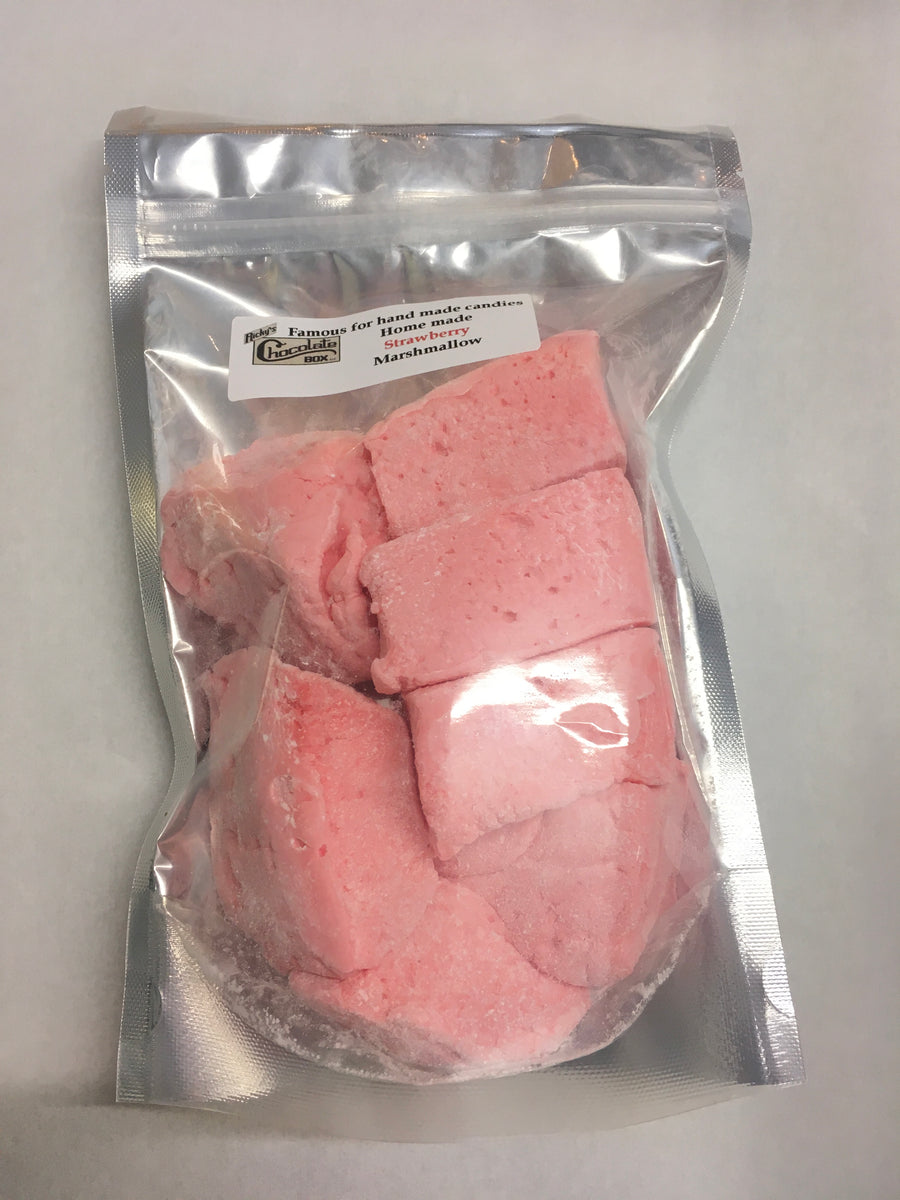Marshmallows, Strawberry Flavored – Ricky's Chocolate Box
