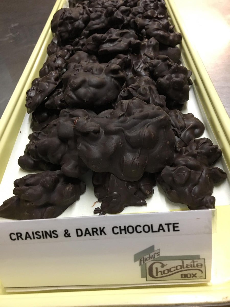 Craisin Clusters, Dark Chocolate – Ricky's Chocolate Box