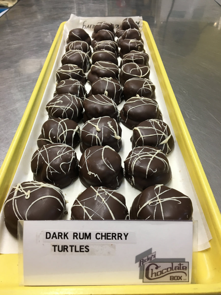 Dark Rum Cherry Turtles – Ricky's Chocolate Box